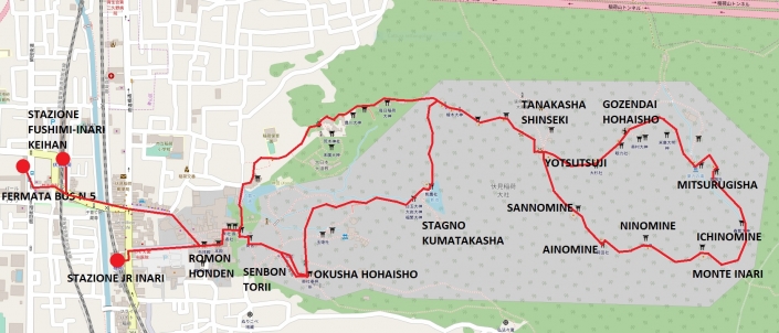 Santuario Fushimi Inari Taisha - Giappone per Tutti